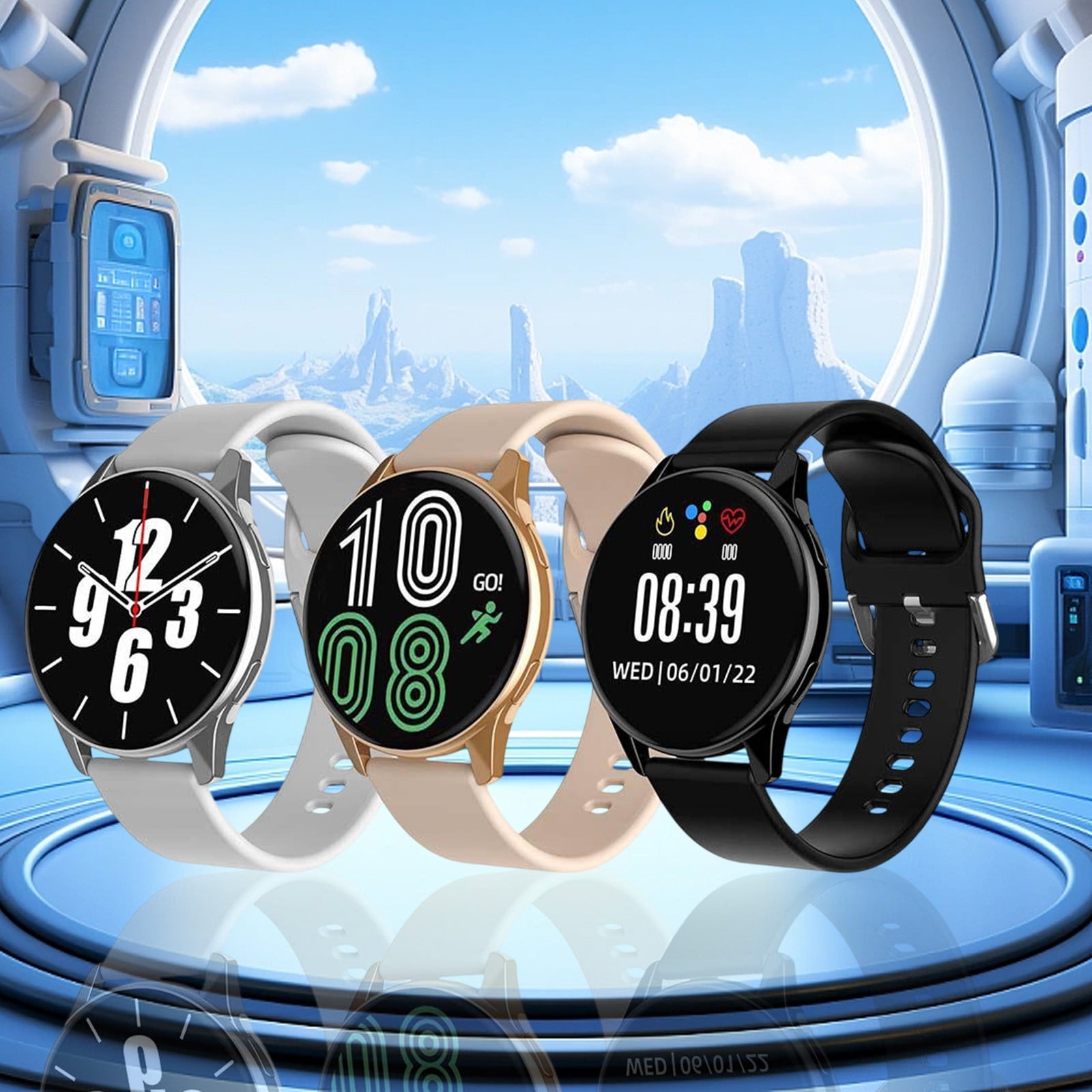 Back To School,Bluetooth Call Sports Smartwatch-HD Full Touch Control ...