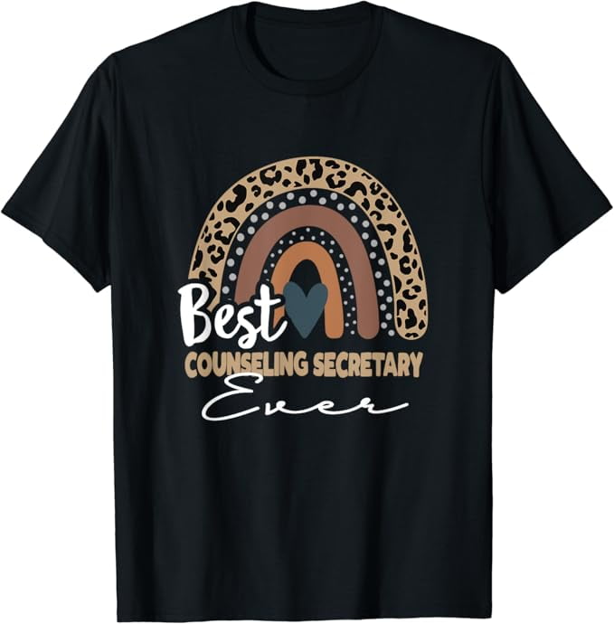 Back To School Boho Rainbow, counseling secretary T-Shirt - Walmart.com