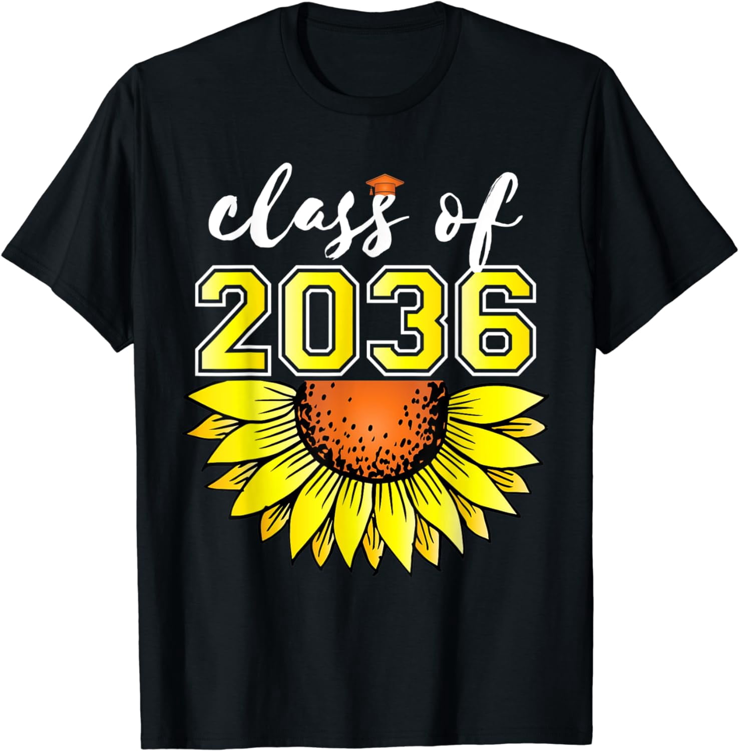 Back To School Class of 2036 HandPrint Pre-K Sunflower Boho T-Shirt ...