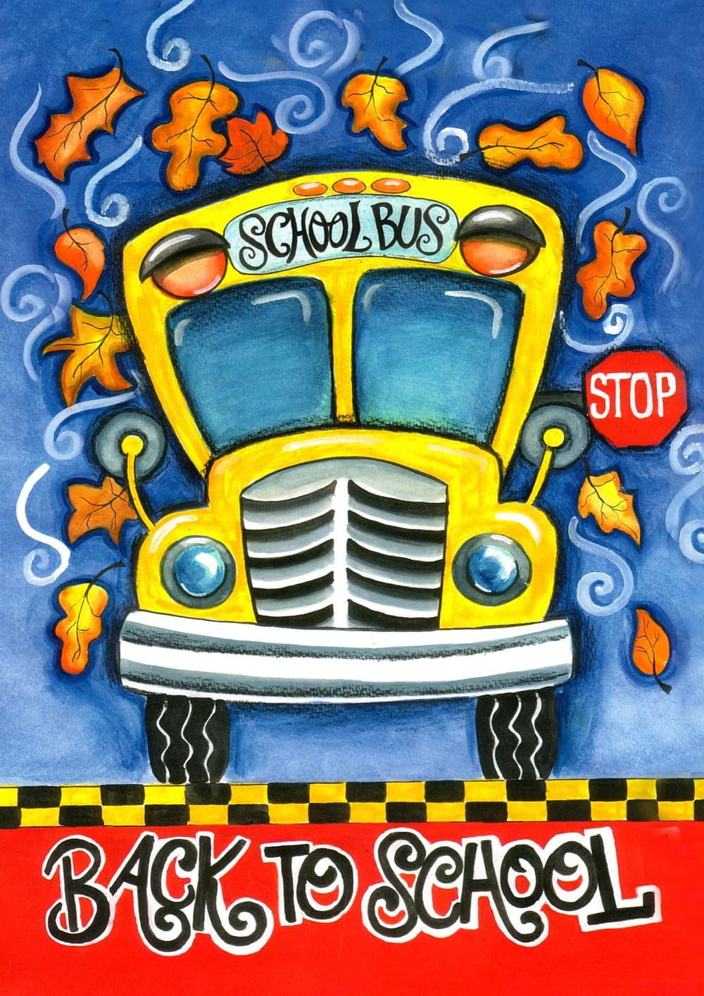 Back To School Classroom Flag 12x18 inch Double Sided Classroom Garden ...