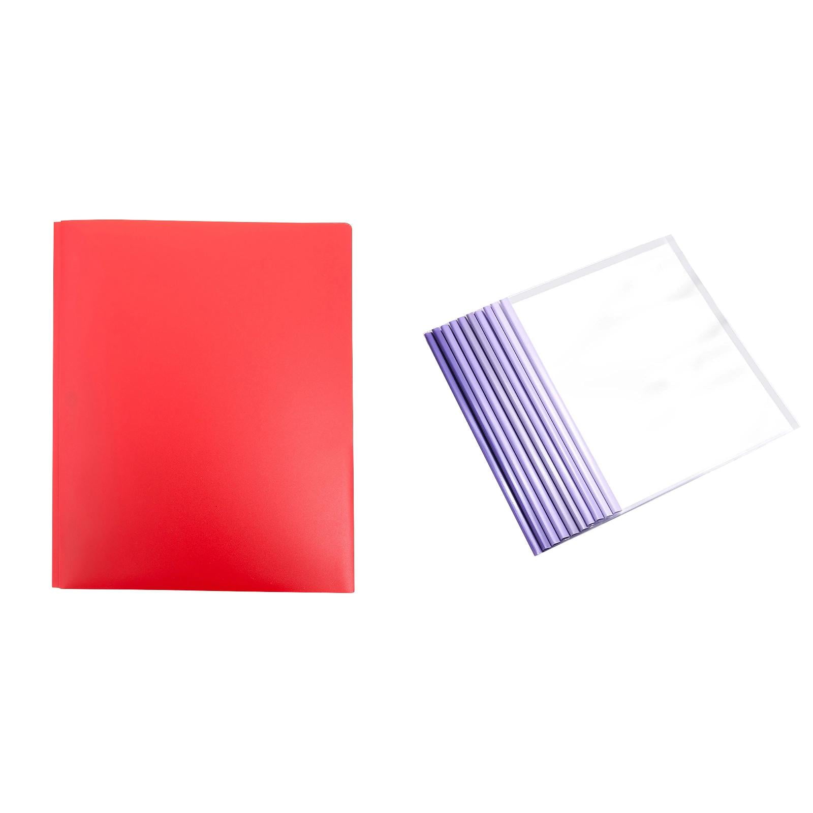 Back To School Dunwell Colored Plastic Folder With Pockets And Prongs ...