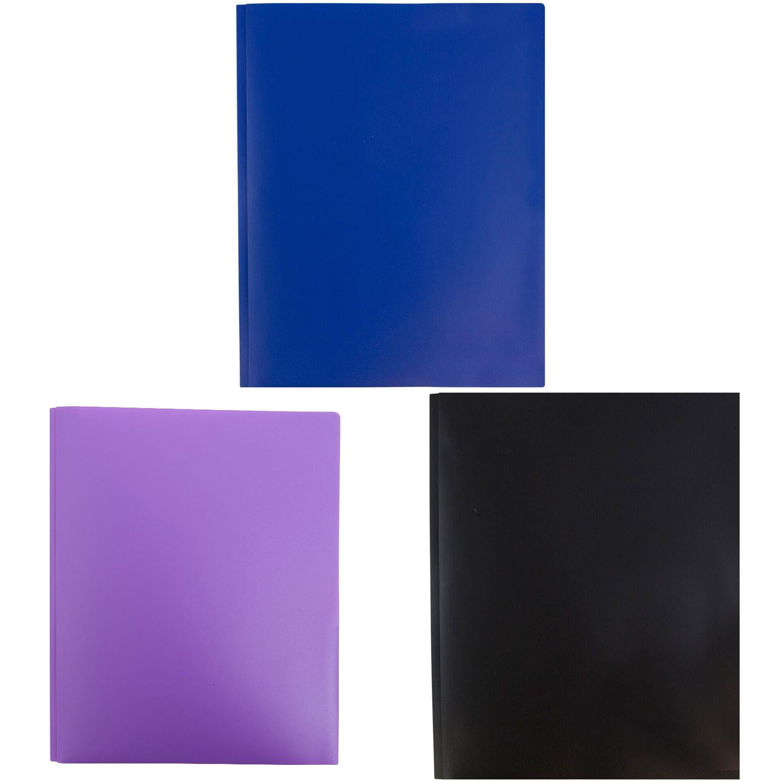 Back To School Dunwell Colored Plastic Folder With Pockets And Prongs ...