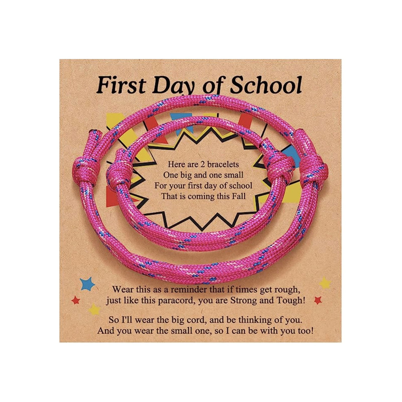 Back To School First Day Of Kindergarten Bracelet Back To School ...
