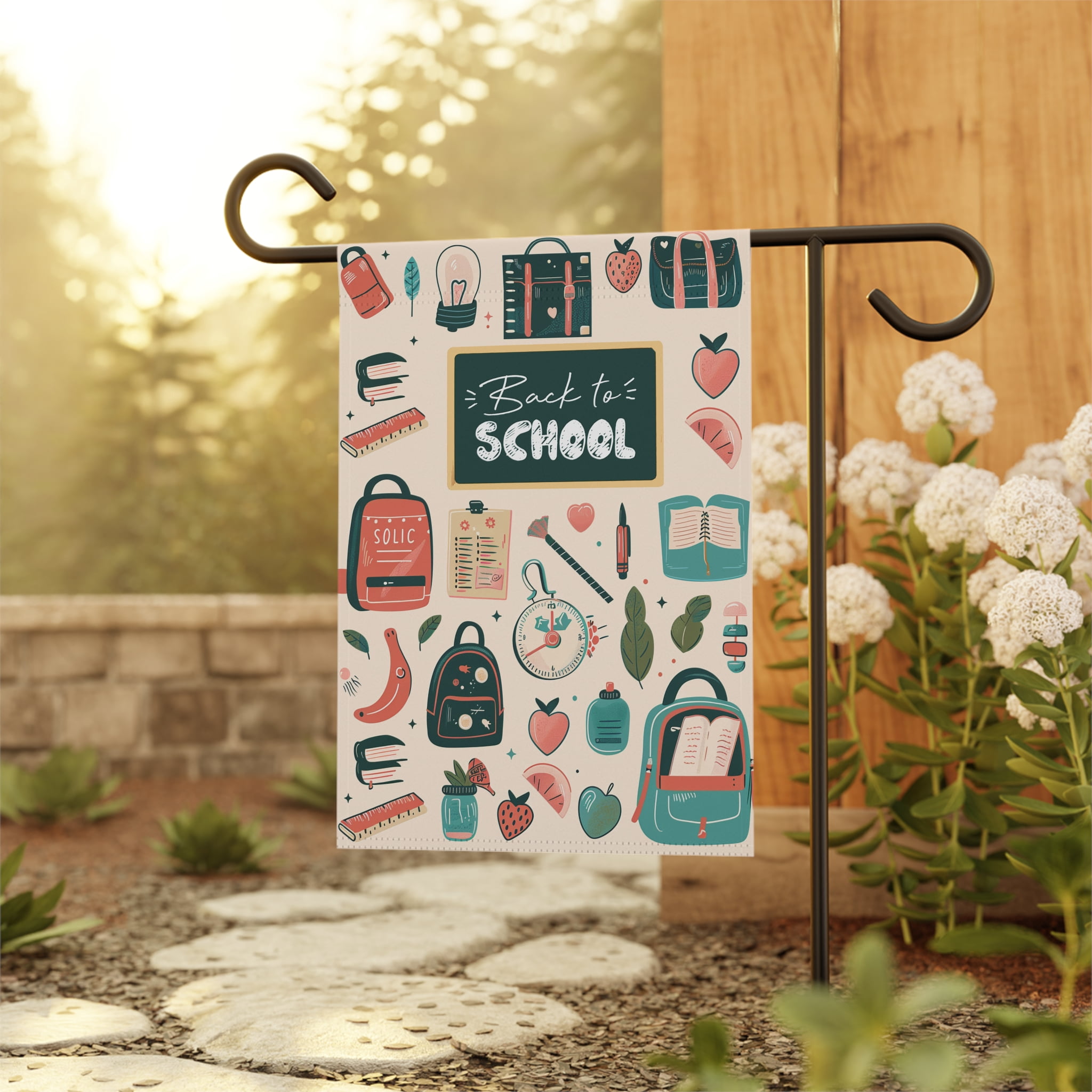 Back To School Flag, Love Teacher Flag, Welcome To School Flag ID-0708 ...