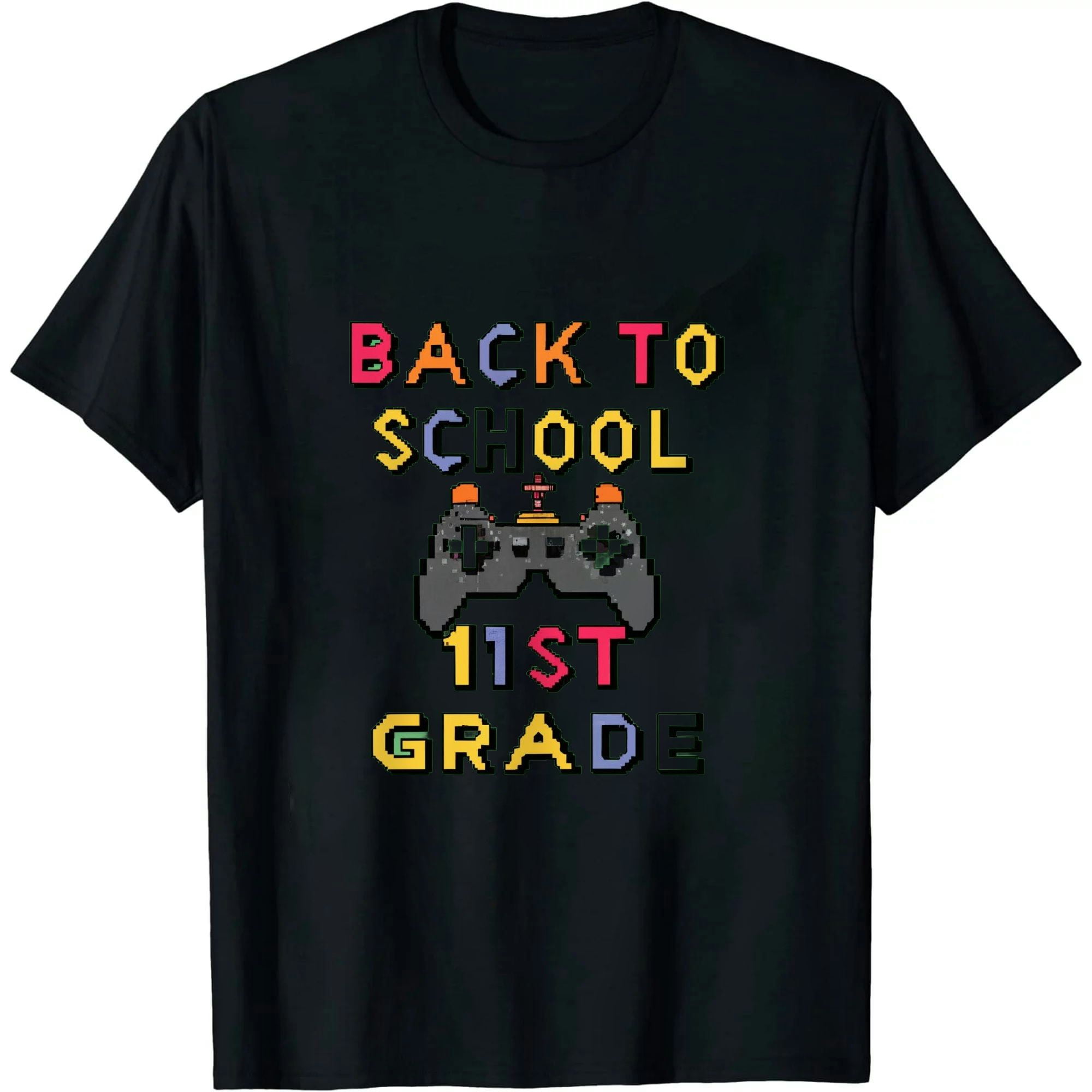 Back To School Game On 1st Grade Funny Gamer Kids Boys T-Shirt ...