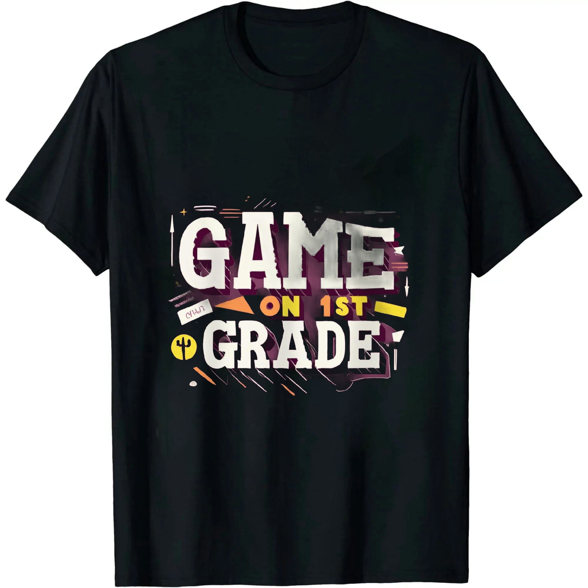 Back To School Game On 1st Grade Funny Gamer Kids Boys T-Shirt ...