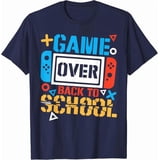 Back To School Game Over Fun Gamer Player Controller Unisex S-5XL T ...