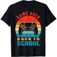 Back To School Game Over Teacher Student Controller Gift Unisex T-Shirt ...