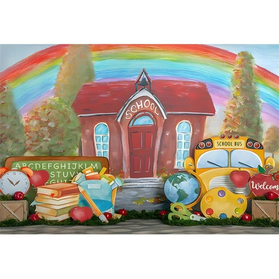 Back To School Graduation Party Study Blackboard Baby Learning Pattern ...