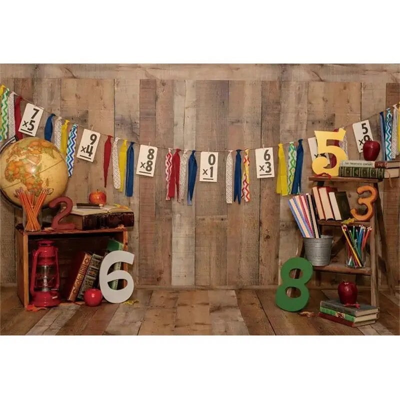 Back To School Graduation Party Study Blackboard Baby Learning Pattern ...