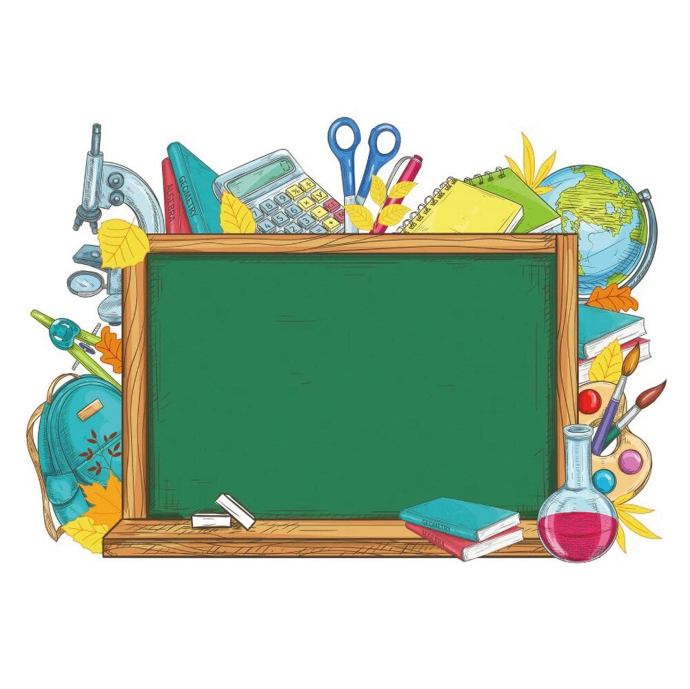 Back To School Graduation Party Study Blackboard Baby Learning Pattern ...