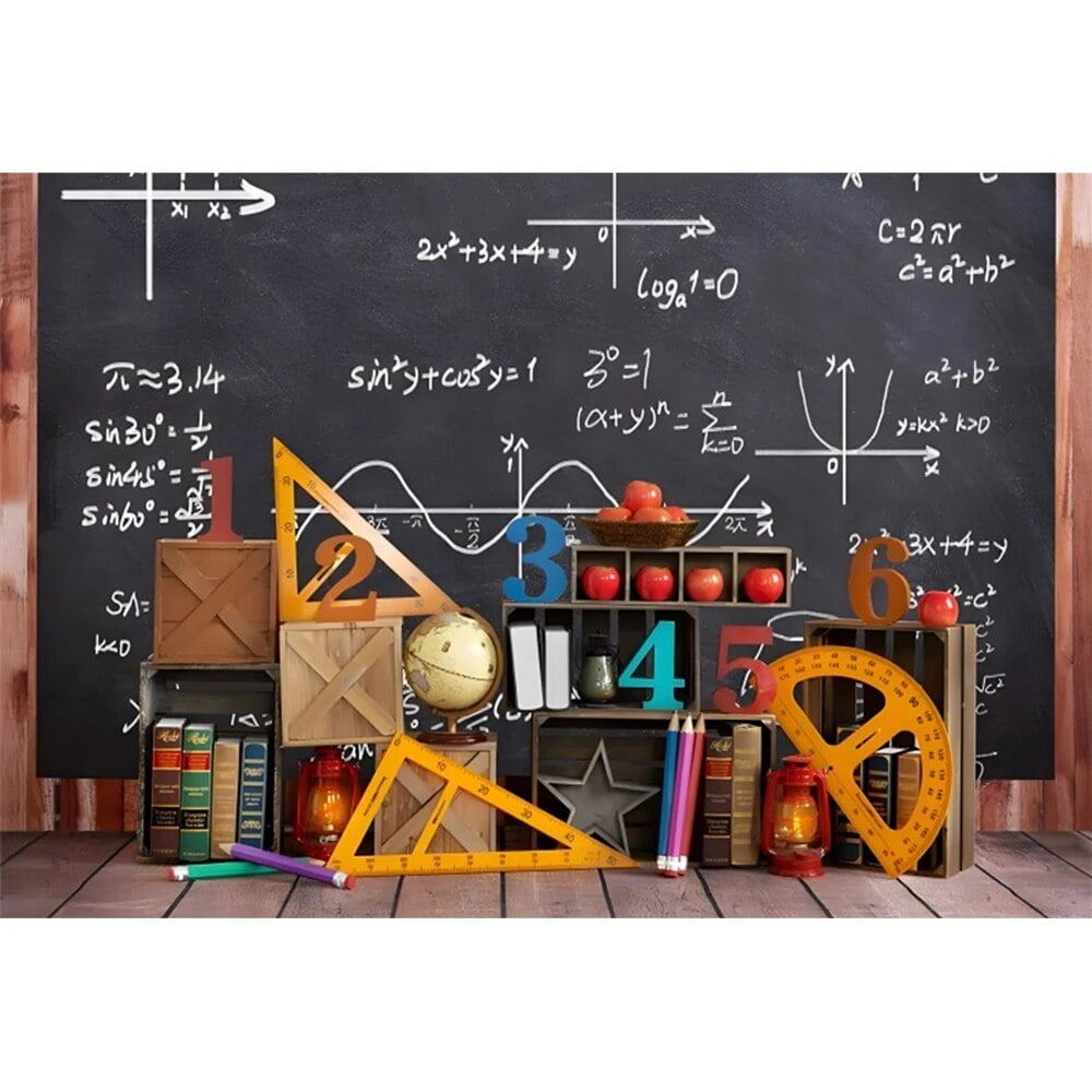 Back To School Graduation Party Study Blackboard Baby Learning Pattern ...