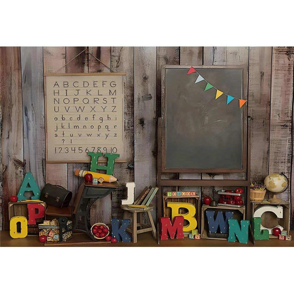 Back To School Graduation Party Study Blackboard Baby Learning Pattern ...