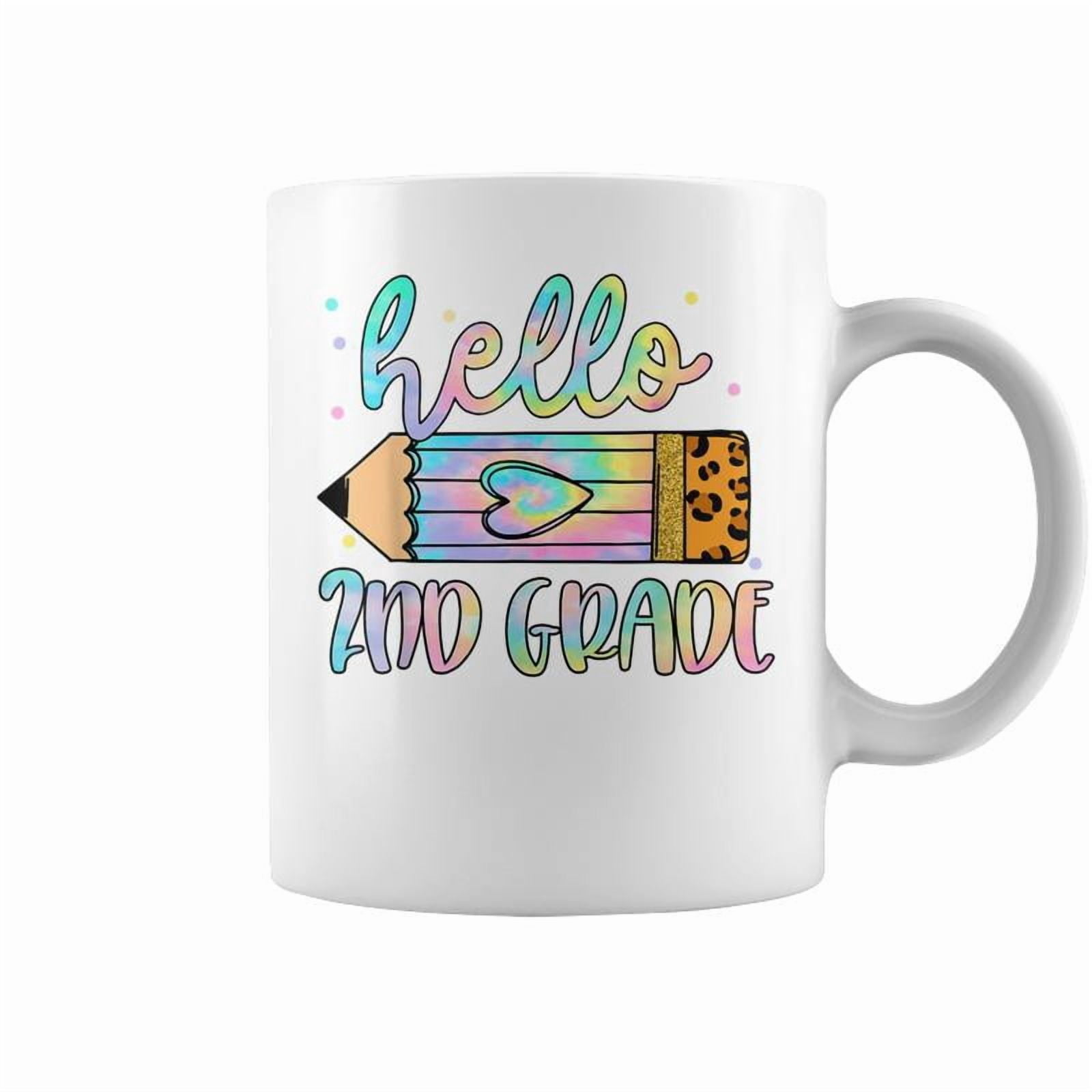 Back To School Hello 2Nd Grade Leopard Tie Dye Pencil Kids C - Walmart.com