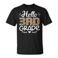 Back To School Hello 3Rd Grade Third Grade Leopard Teacher Unisex ...