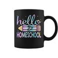 Back To School Hello Homeschool Leopard Tie Dye Pencil Coffee Mugs ...