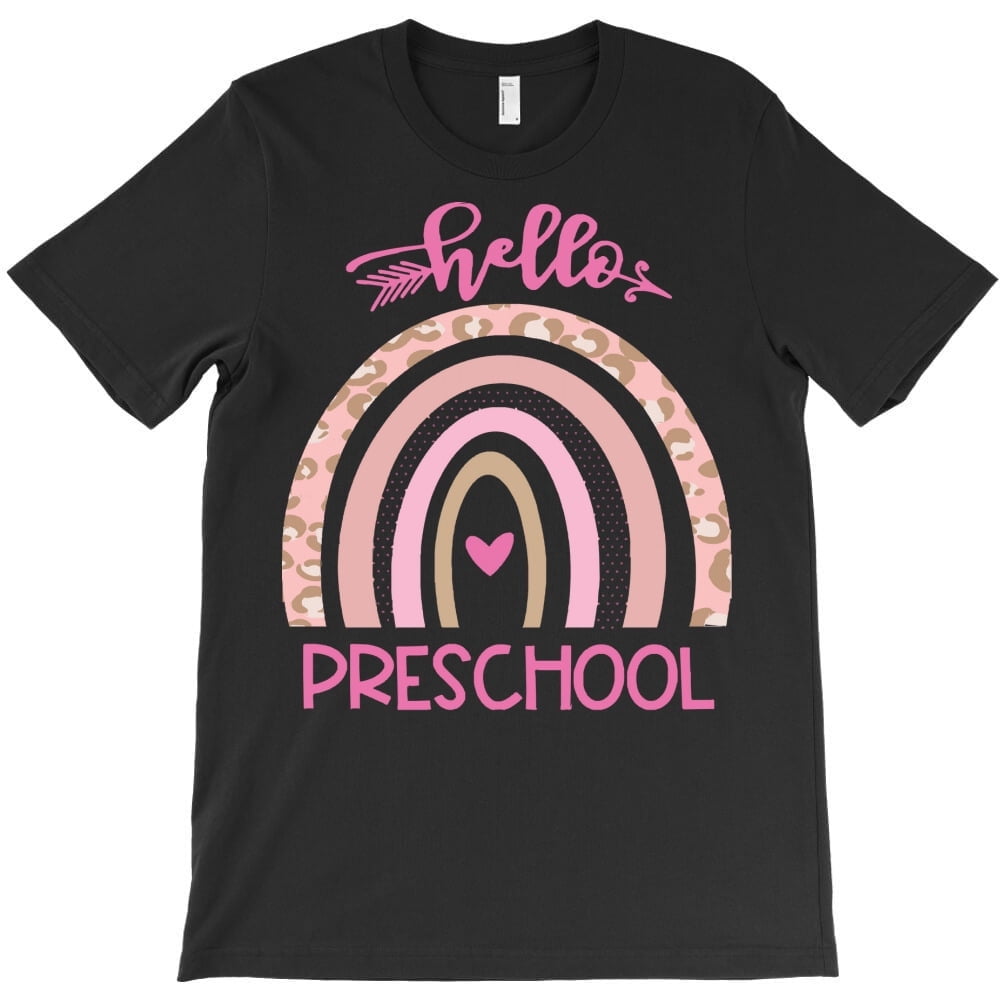 Back To School Hello Preschool Funny Boho Rainbow Graphic - Best Gift ...