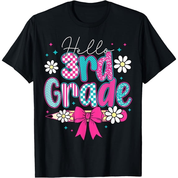 Back To School Hello Third Grade Team 3Rd Grade Mom & Dad And Teacher T ...