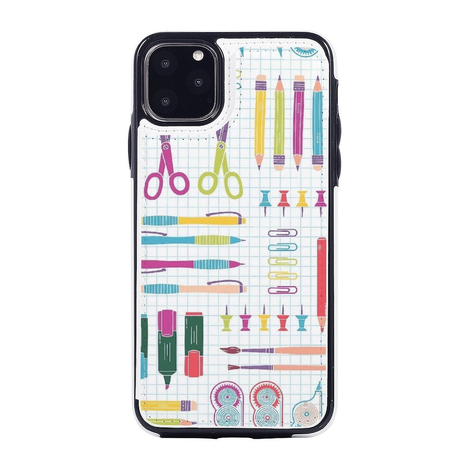 Back To School Leather Wallet Case for iPhone 16 15 14 13 12 11 Pro Max ...