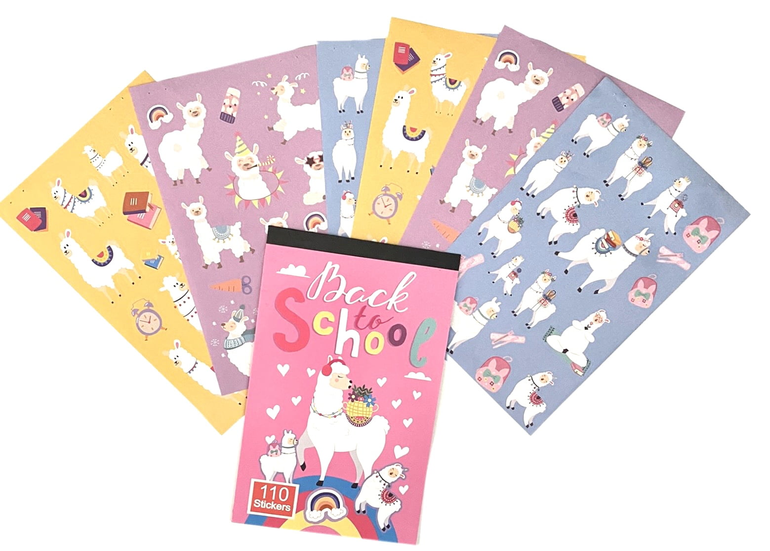 Back To School Llama Peel & Stick Stickers - Crafts, Scrapbook ...