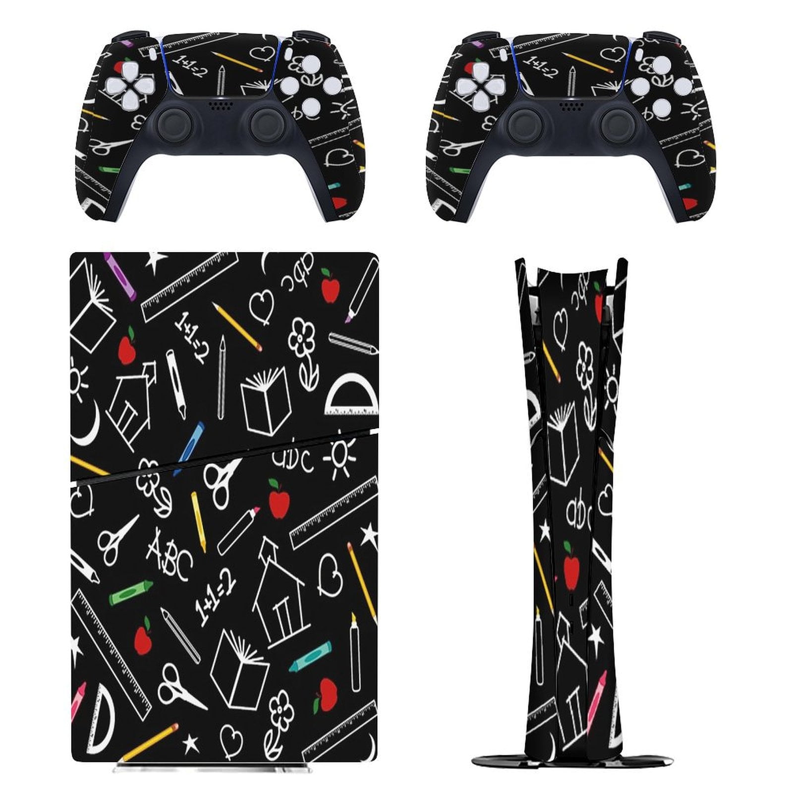 Back To School PS5/PS5 Pro/PS5 Slim Digital Disc Skin Sticker For Console And Controller Skins ...