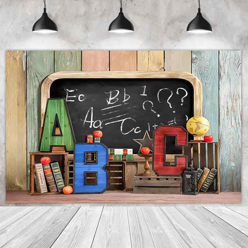 Back To School Party Backdrops School Students Celebrating Photography ...