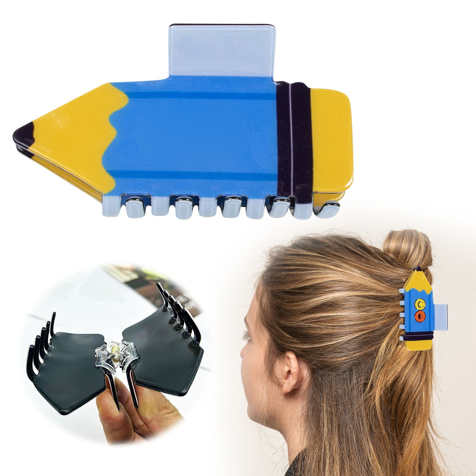 Back To School Pencil Clips Stylish Pencil Hair Accessories Teacher ...