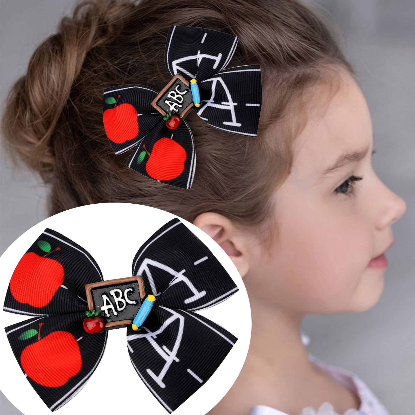 Back To School Pencil Hair Clip - Unique Decoration for Girls Toddler ...