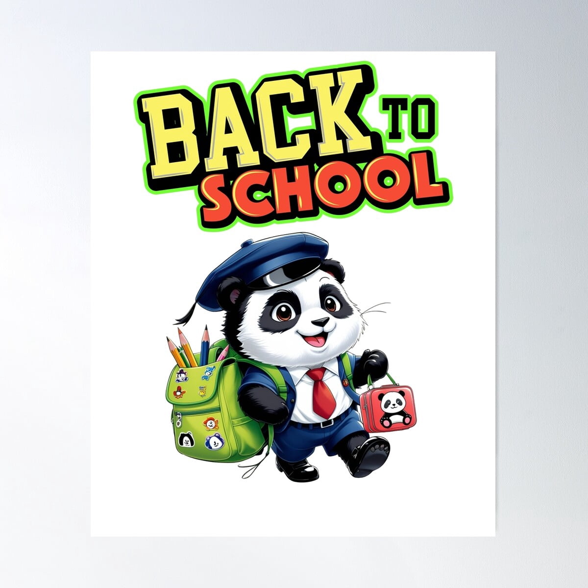 Back To School Poster Wall Art, Modern Wall Decor For Living Room ...