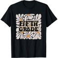 Back To School Retro Flower Squared Fifth 5Th Grade T-Shirt - Walmart.com