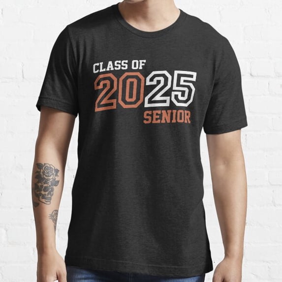Back To School Senior Class Of Graduation 25 Essential T-shirt ...