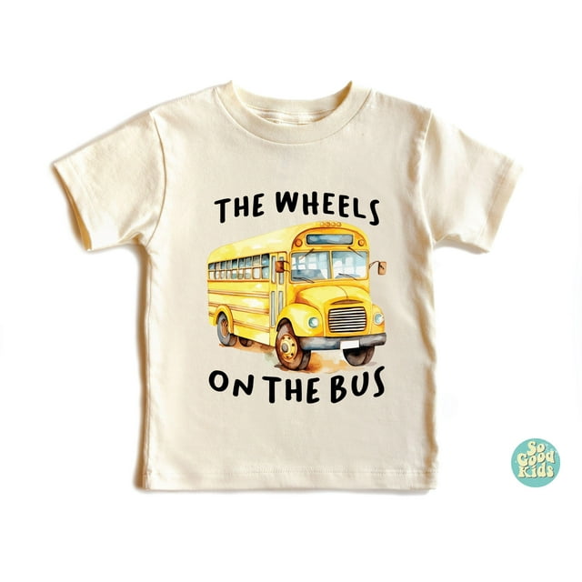 Back To School Shirt, The Wheels On The Bus Shirt, The School Bus Shirt ...