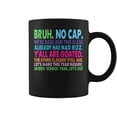 Back To School Slang Goated Mad Rizz Bussin No Cap Bruh Coffee Mugs ...