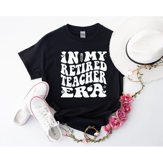 Back To School Style Teacher Shirt Retired Tribute Heather Blend Soft ...