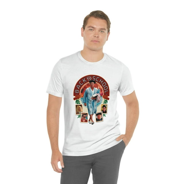 Back To School T Shirt Rodney Dangerfield Movie Short Sleeve