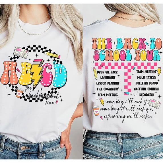Back To School Teacher Tour Shirt, Teacher Tour Tee, Back To School ...