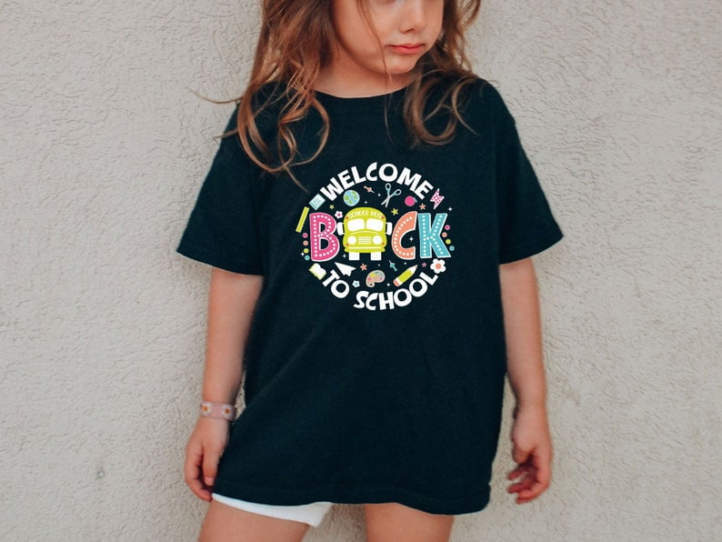 Back To School Toddler Tee, School Bus Graphic Tees, Kids Back To ...