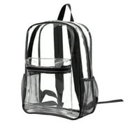 Eastsport Unisex Multi-Purpose Clear Backpack with Front Pocket and ...