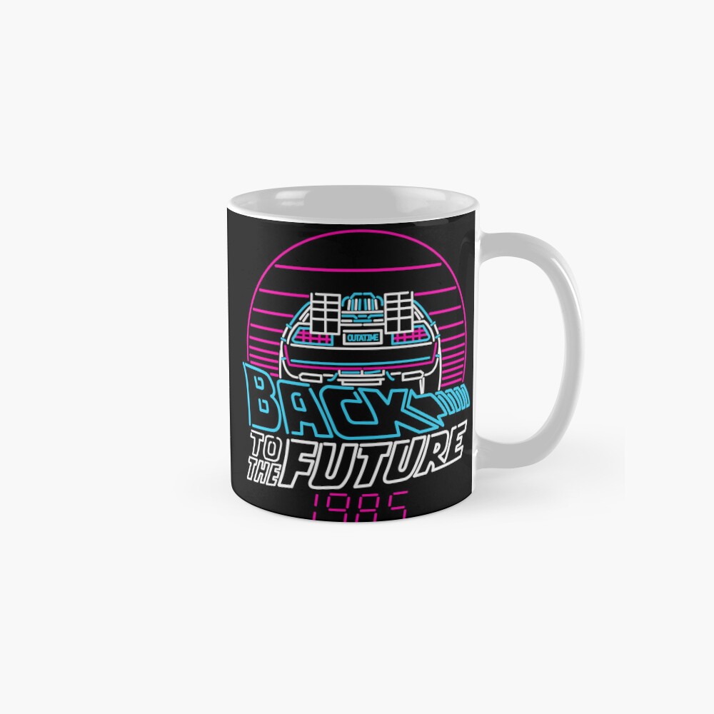 Back To The 80S - Retro Delorean Future 1985 Classic Mug, Ceramic ...