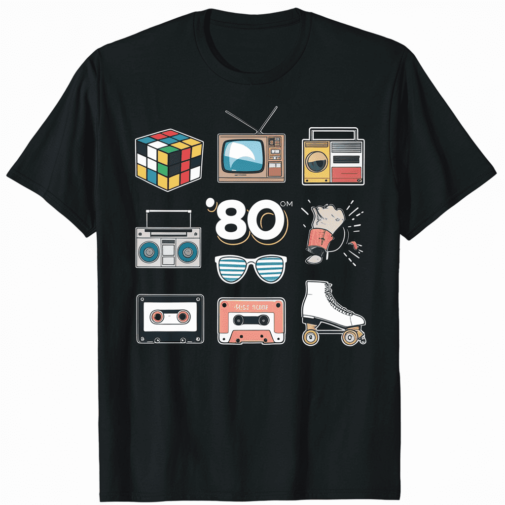 Back To The 80s Vintage Nostalgia T-Shirt - Walmart.com