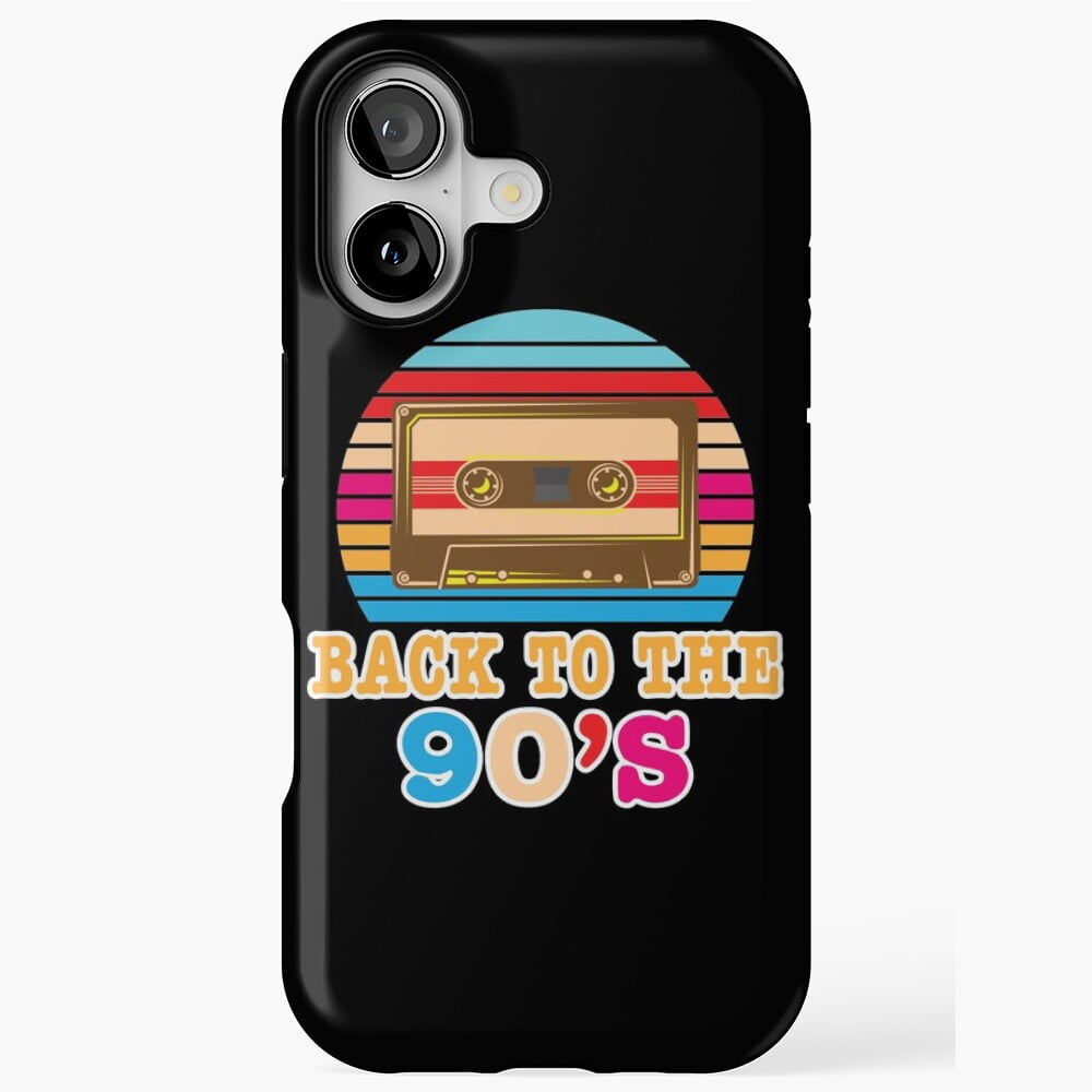 Back To The 90s Classic Retro Style Phone Case 11 12 13 14 15 17 Pro ...