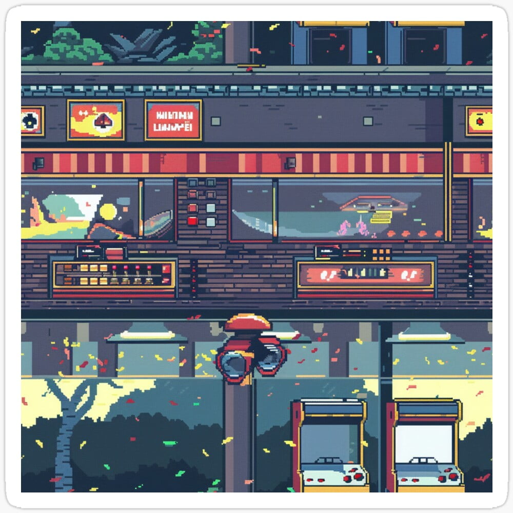 Back To The Arcade Sticker Kir-5518 - Walmart.com