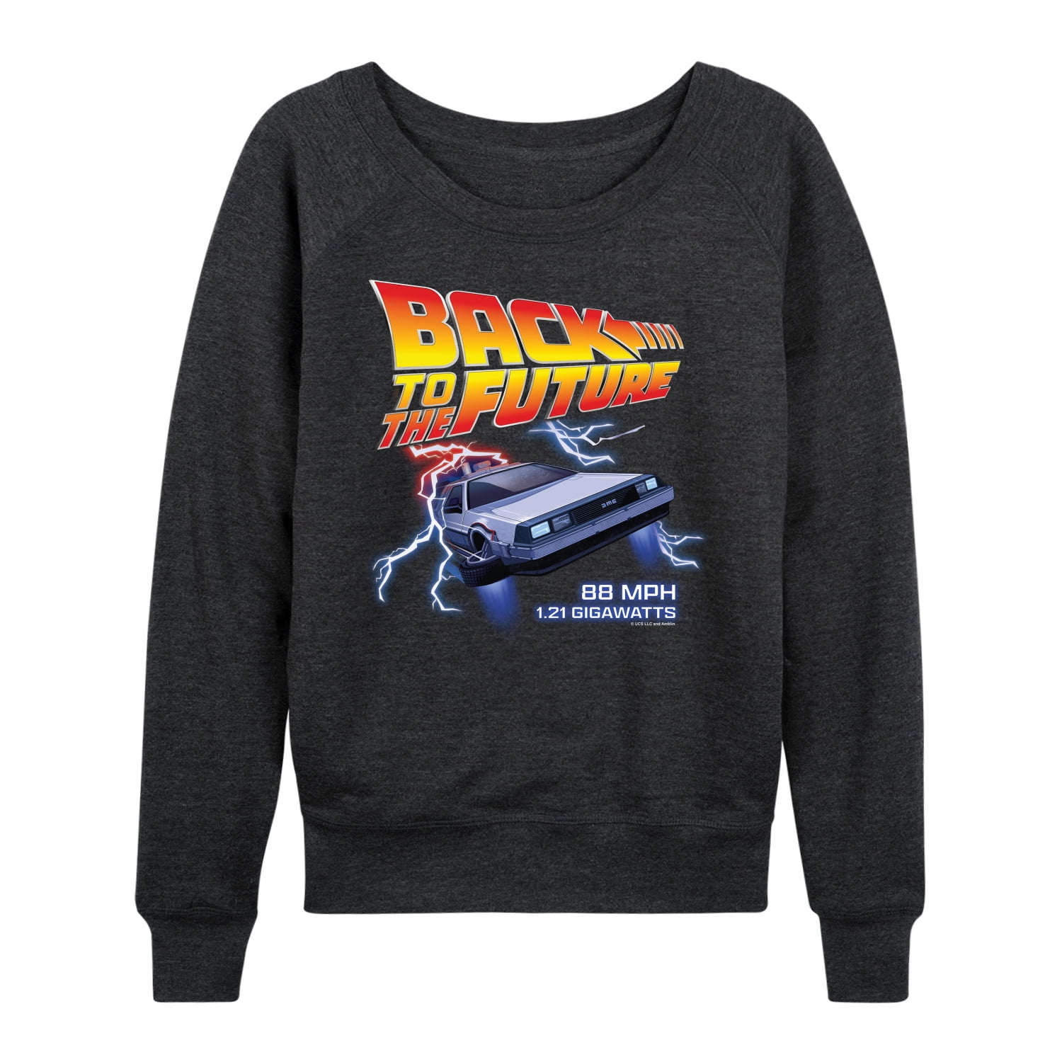 Back To The Future - DeLorean 88 MPH 1.21 Gigawatts - Women's ...