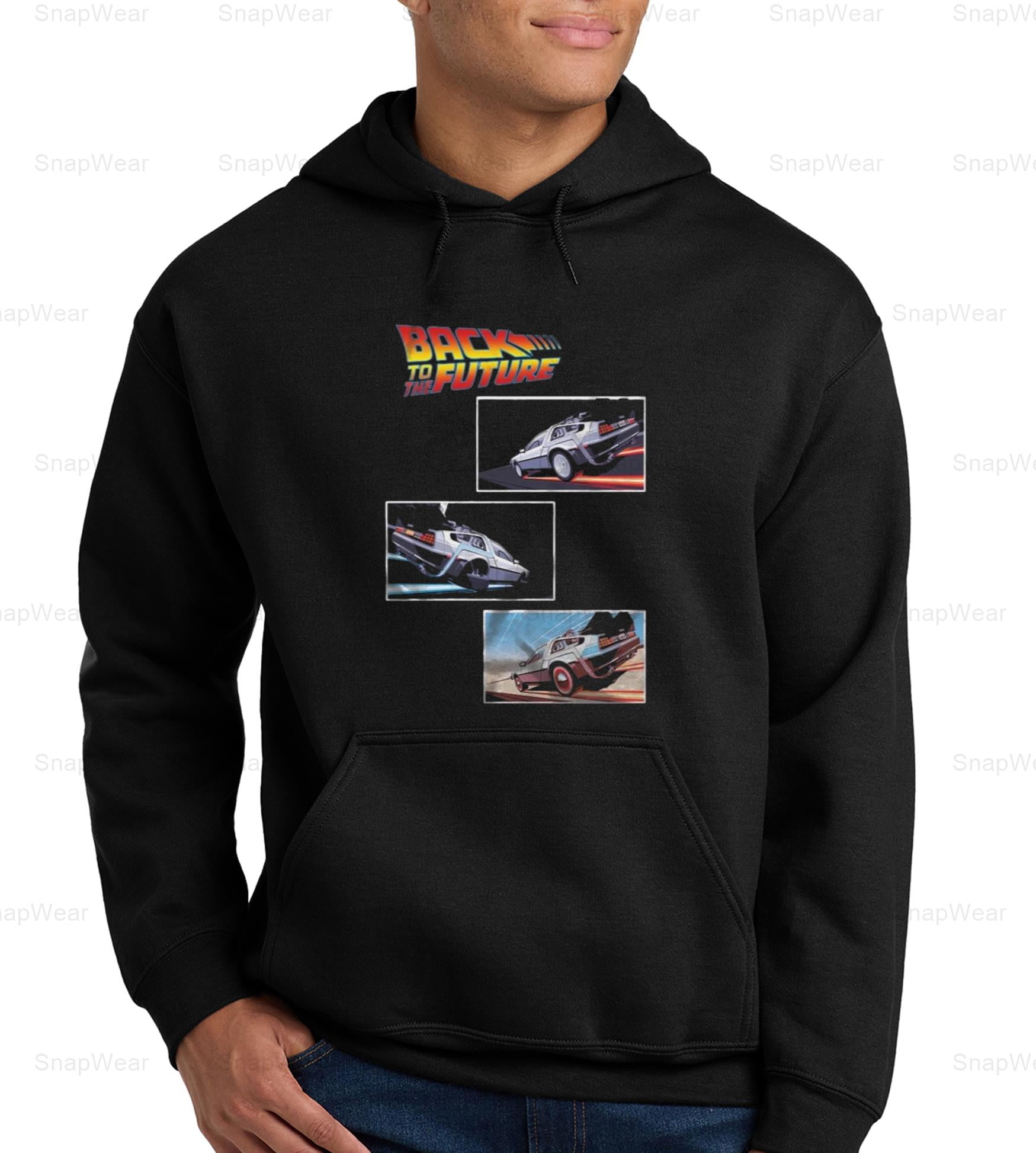 Back To The Future Delorean Classic Movie Vintage Poster Promo Design T-Shirt (5) Unisex, up to ...