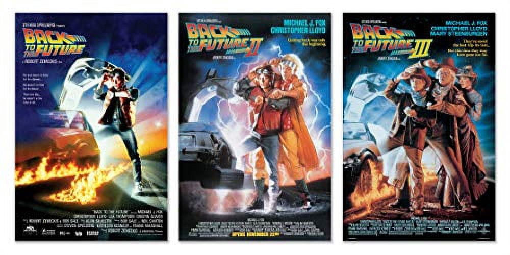 Back To The Future I, II & III - Movie Poster Set (Regular Styles ...