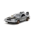 Jada Toys 1/24 Scale DeLorean Time Machine Model, Back to the Future ...
