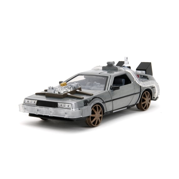 Jada Toys 1/24 Scale DeLorean Time Machine Model, Back to the Future ...