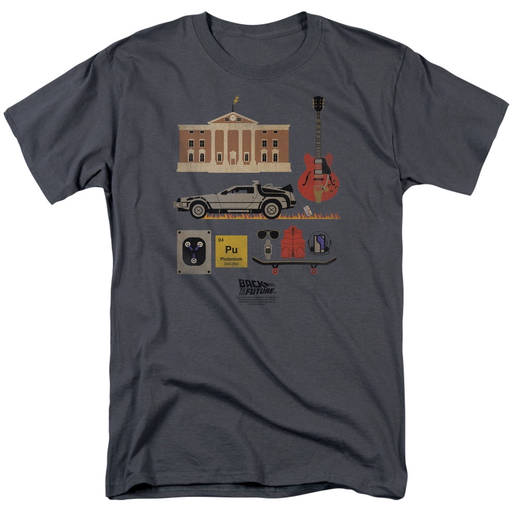 Back To The Future Items Officially Licensed Adult T Shirt - Walmart.com