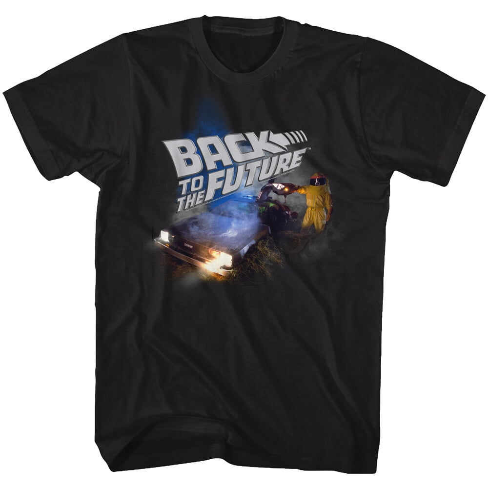 Back To The Future Movie DeLorean Darth Vader Alien Marty McFly Men's T ...