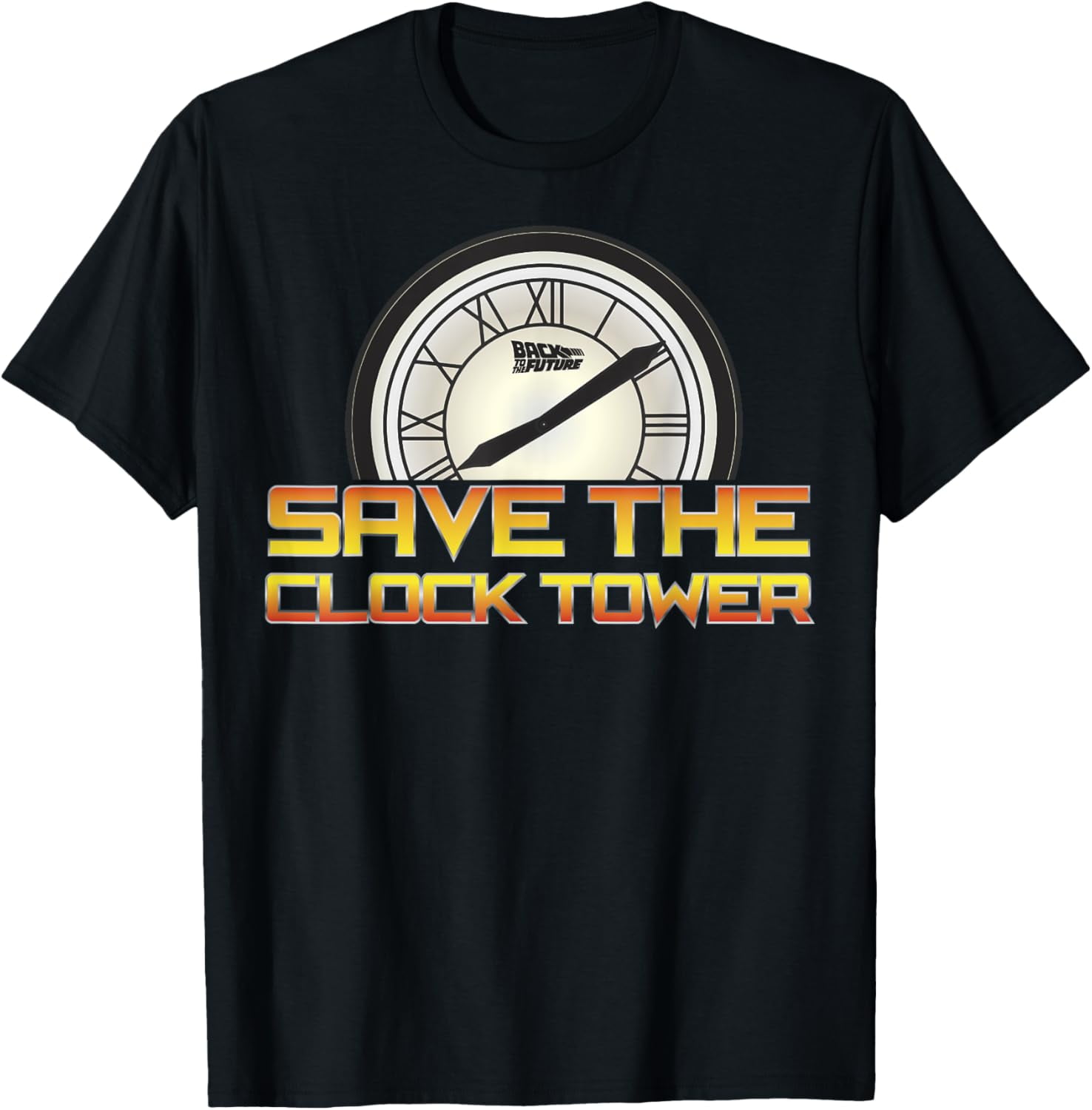 Back To The Future Save The Clock Tower T-Shirt - Walmart.com